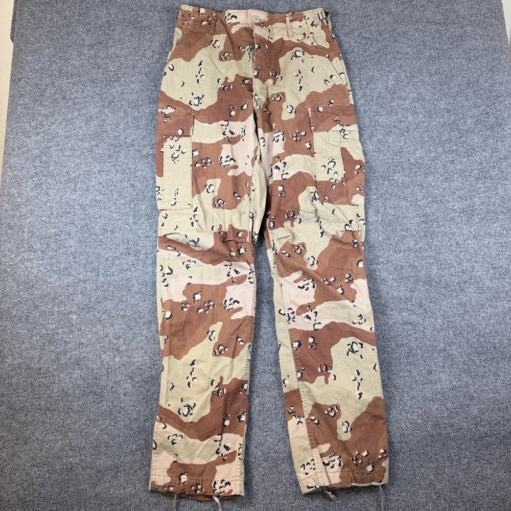 Military | Pants | Vintage Chocolate Chip Camo Pants Mens Small 3x34 ...